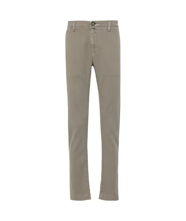 Jacob Cohen Bobby Logo Patch Mid-rise Trousers