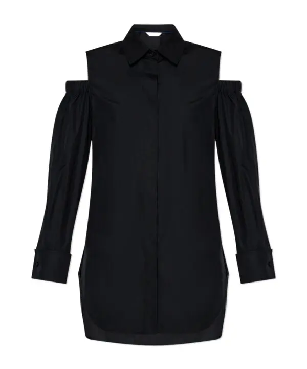 Max Mara Ragni Cut-out Button-up Shirt - Black