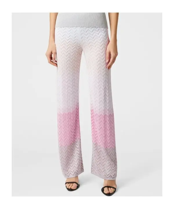 Missoni Chevron Knit Trousers - Multi-color