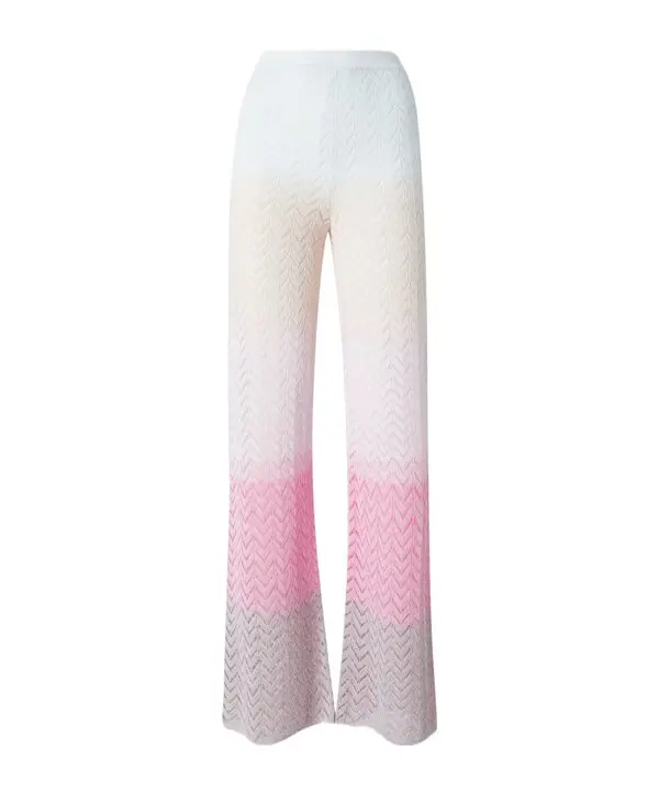 Missoni Chevron Knit Trousers - Multicolour