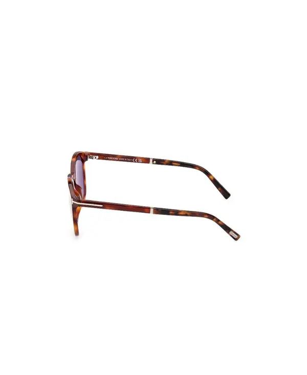 TOM FORD Tortoiseshell Logo Sunglasses - Purple