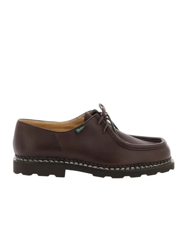 Paraboot Lace-up Casual Shoes With Leather Edging - Black