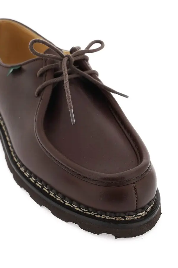 Paraboot Lace-up Casual Shoes With Leather Edging - Black