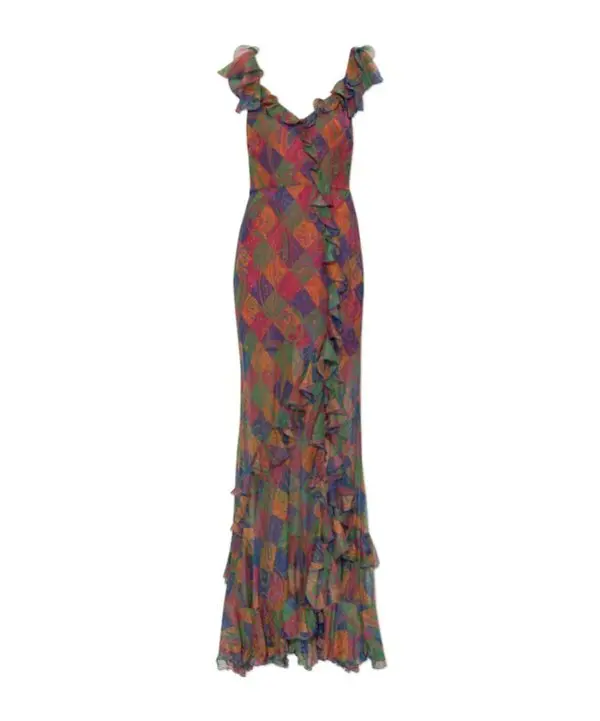 Etro Paisley Printed Maxi Dress - Red