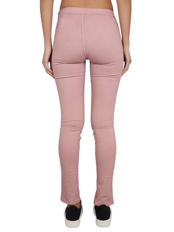 Rick Owens Slit-detailed Stretch Leggings