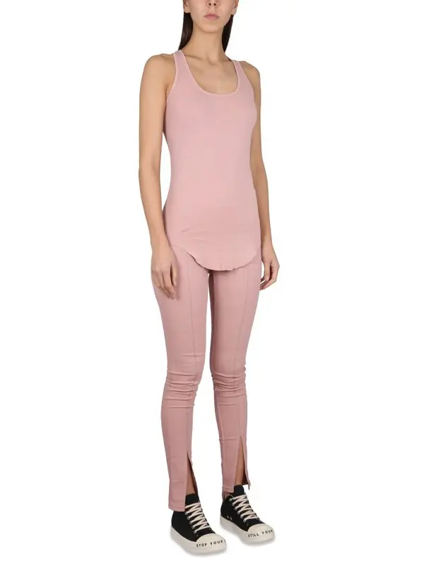 Rick Owens Slit-detailed Stretch Leggings