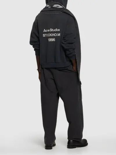 Acne Studios Franziska Logo Long-sleeved Sweater