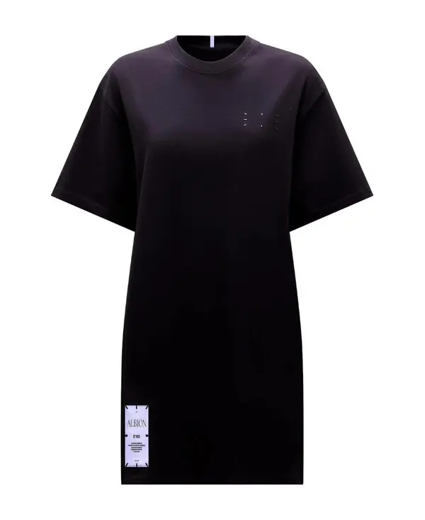 Alexander McQueen Round Neck Short Sleeve Dress