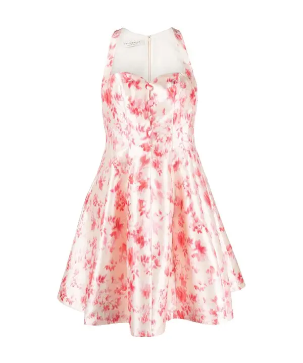 Philosophy Di Lorenzo Serafini Sleeveless Floral Printed Dress