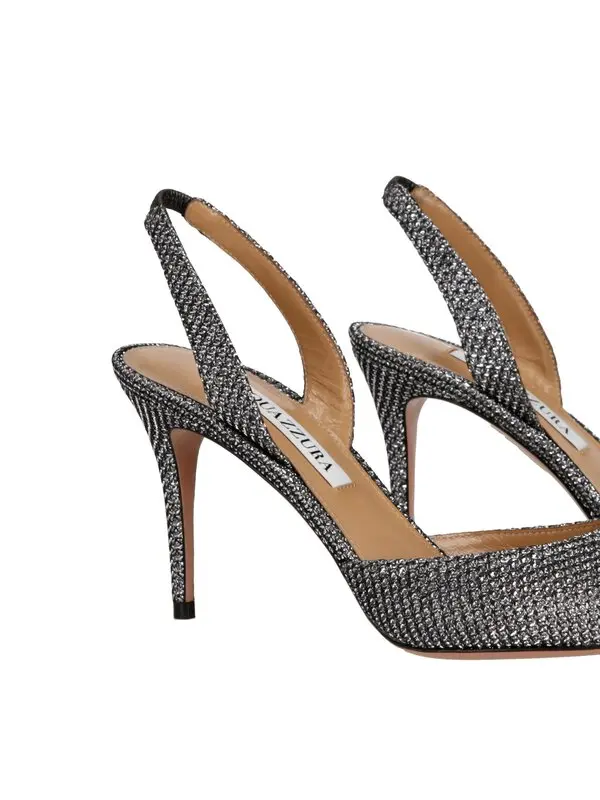 AQUAZZURA So Nude Pointed Toe Slingback Pumps
