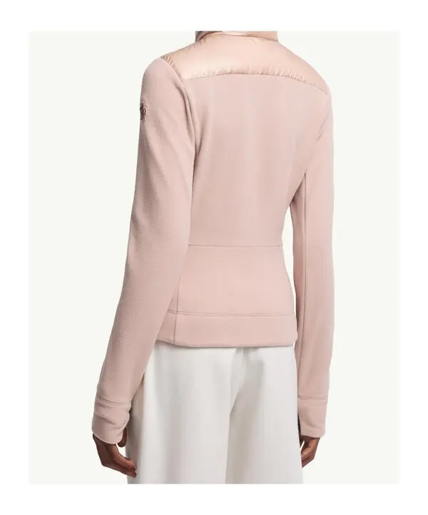 Moncler Grenoble Padded Zip-up Sweatshirt - Pink