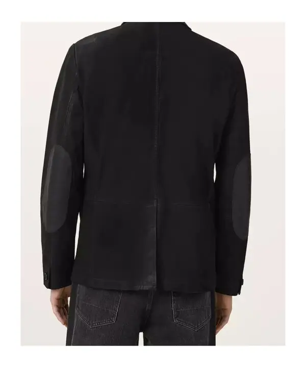 ALLSAINTS Leather Button-up Jacket