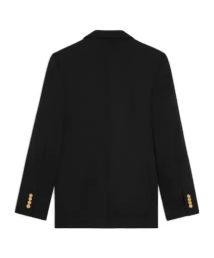 Celine Classic Jacket In Diagonal Wool