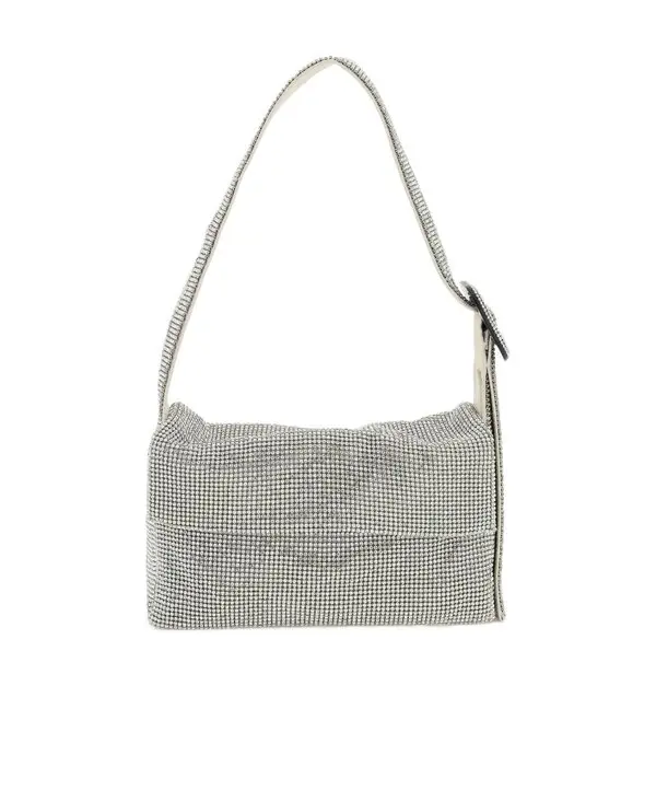 Benedetta Bruzziches Flip Shoulder Bag With Crystal Embellishments