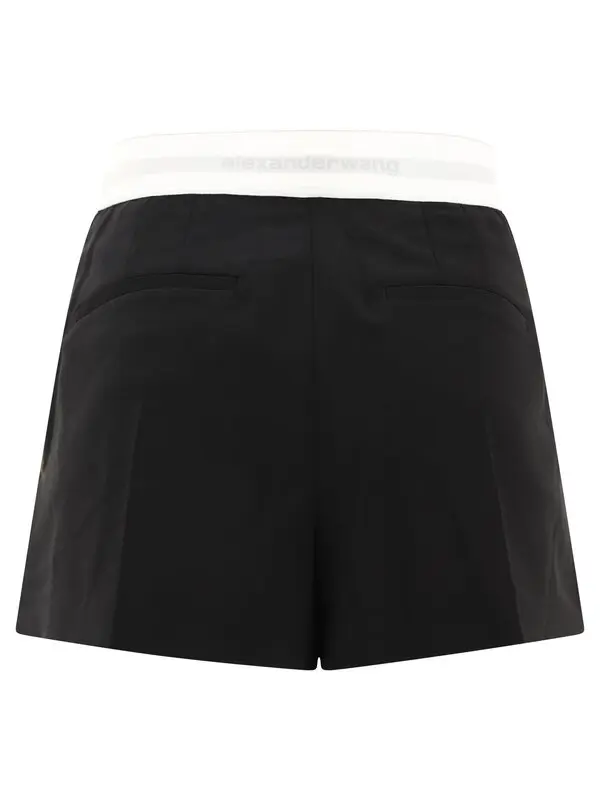 Alexander Wang High-waisted Pleated Shorts