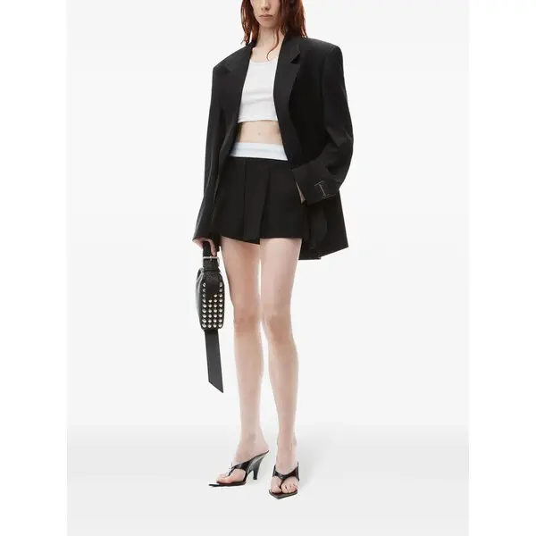 Alexander Wang High-waisted Pleated Shorts