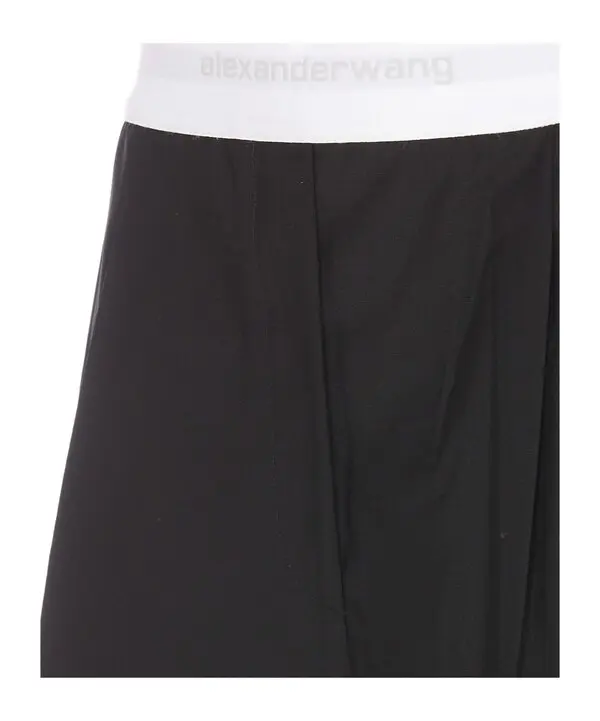 Alexander Wang High-waisted Pleated Shorts