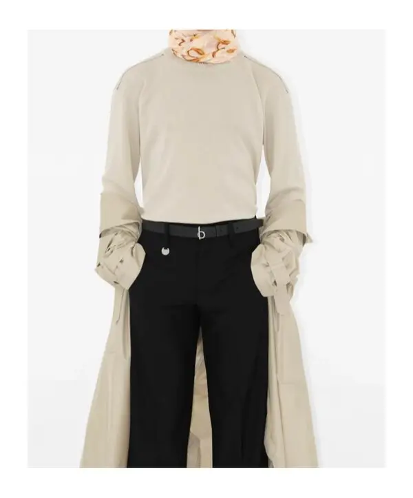 Burberry B-printed Frayed-edge Scarf
