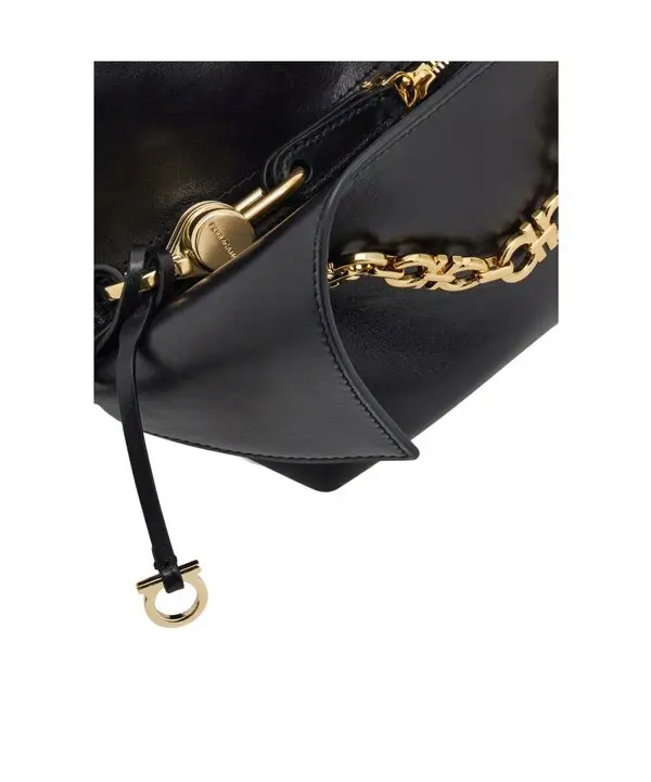 FERRAGAMO Gancini Chain Shoulder Bag