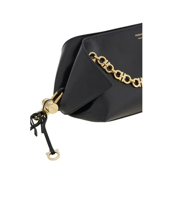 FERRAGAMO Gancini Chain Shoulder Bag
