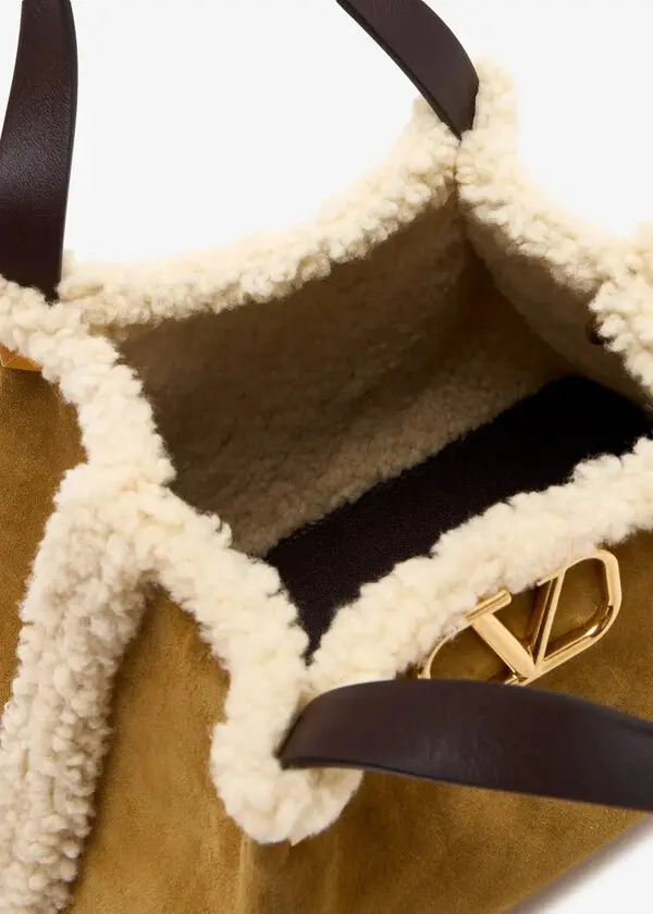 Valentino Garavani Rockstud Vlogo Signature Small Tote Bag