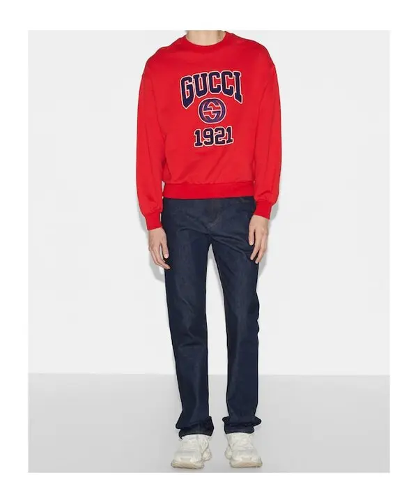 Gucci Horsebit Detail Denim Jeans