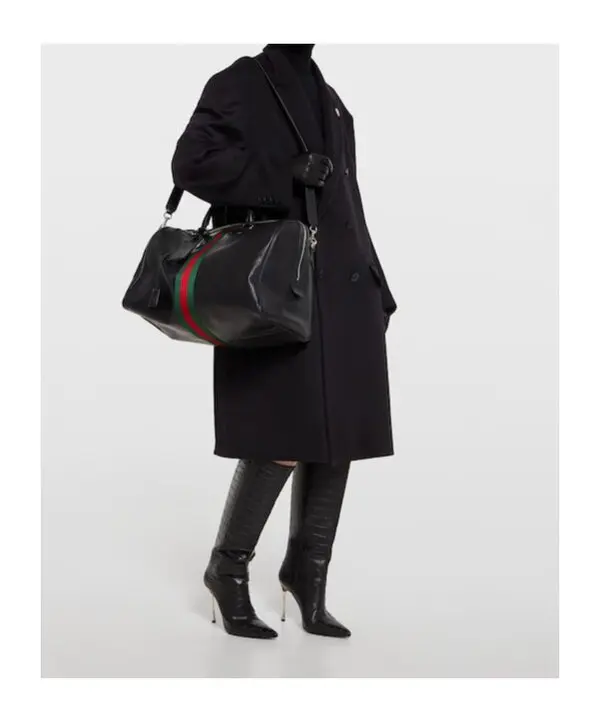 Gucci Web Trademark Medium Duffle Bag
