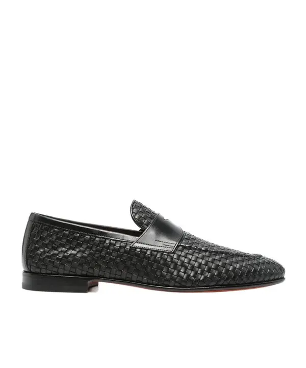 Santoni Gwendal Loafers - Black
