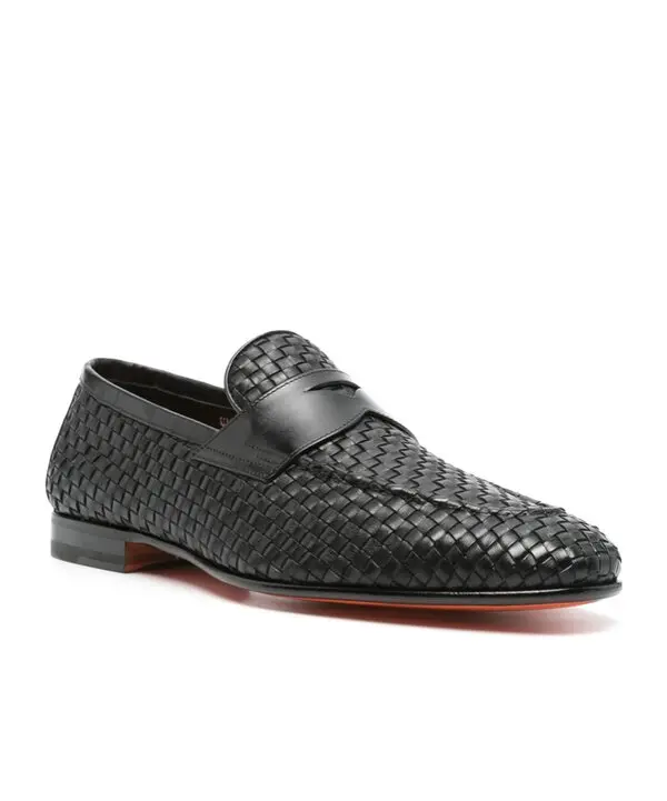 Santoni Gwendal Loafers - Black