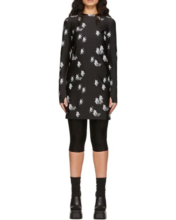 We11Done Artwork Dress - Black