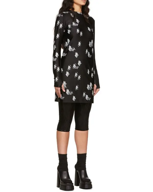 We11Done Artwork Dress - Black