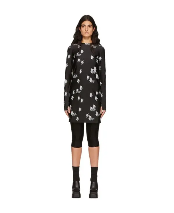 We11Done Artwork Dress - Black