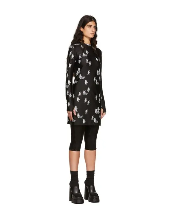 We11Done Artwork Dress - Black