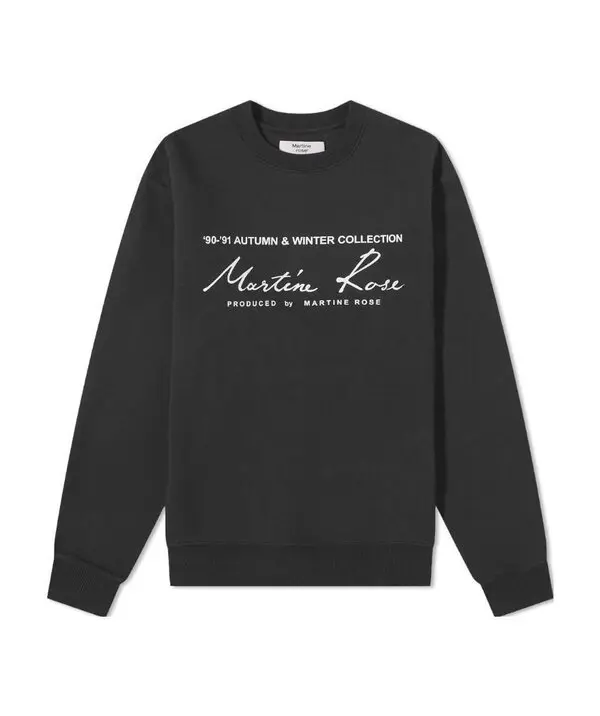 Martine Rose Logo-print Cotton Sweatshirt