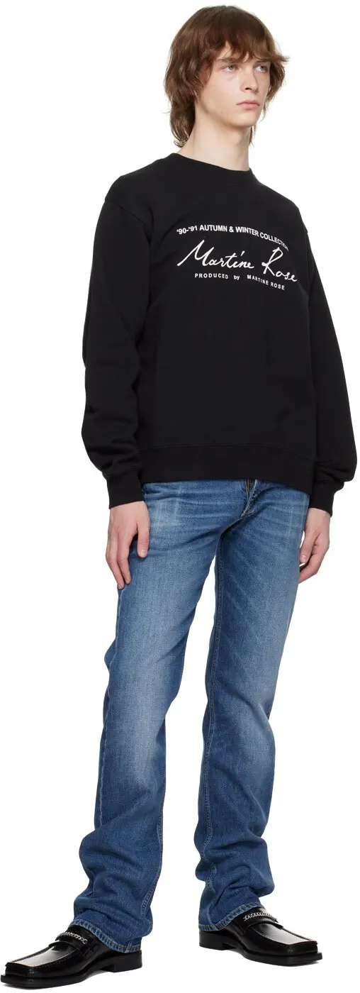 Martine Rose Logo-print Cotton Sweatshirt