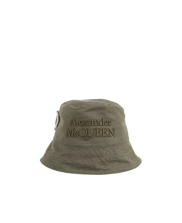 Alexander McQueen Reversible Bucket Hat - Green