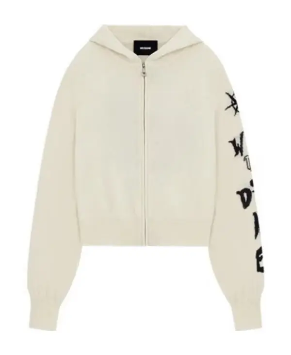 We11Done Graphic Print Zip-up Hoodie - No