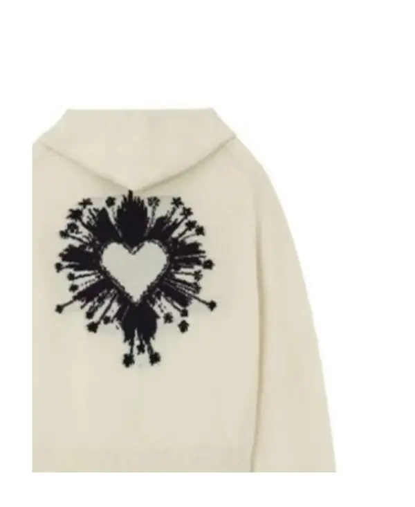 We11Done Graphic Print Zip-up Hoodie