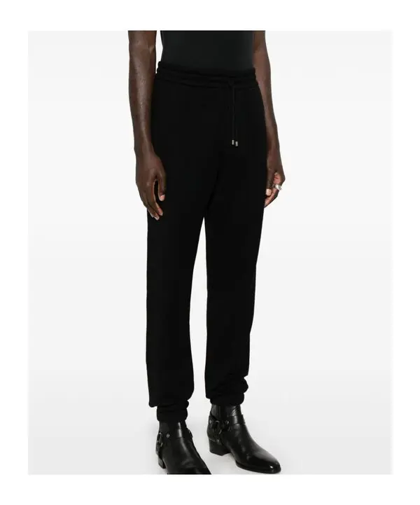 Saint Laurent Drawstring Straight Leg Joggings Pants