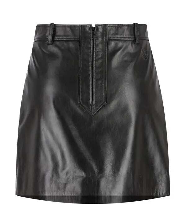Gucci Leather Mini Skirt