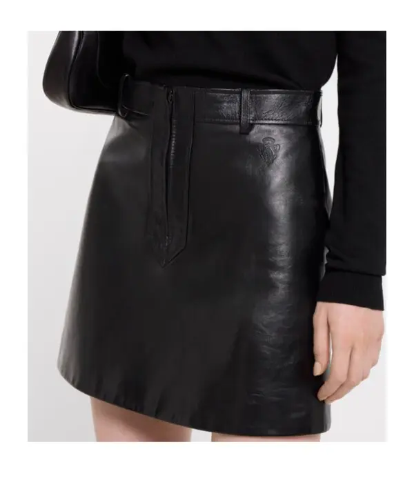 Gucci Leather Mini Skirt