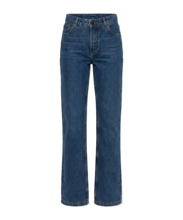 Etro Pegaso Embroidered Flared Jeans - Blue