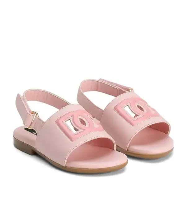 Dolce & Gabbana Logo-patch Open Toe Sandals
