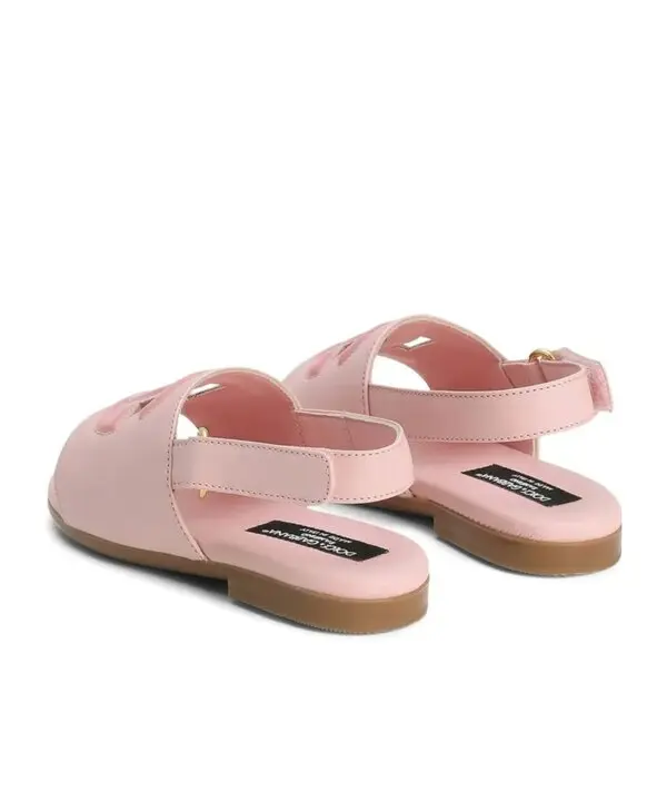 Dolce & Gabbana Logo-patch Open Toe Sandals