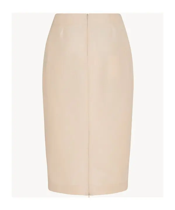 THE ROW Wool Zipper Skirt - No