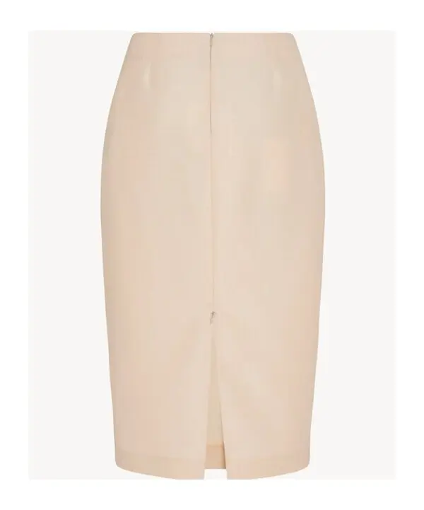 THE ROW Wool Zipper Skirt - No