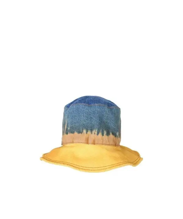Alberta Ferretti Tie-dyed Fisherman's Hat - Yellow