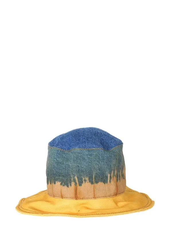 Alberta Ferretti Tie-dyed Fisherman's Hat - Yellow