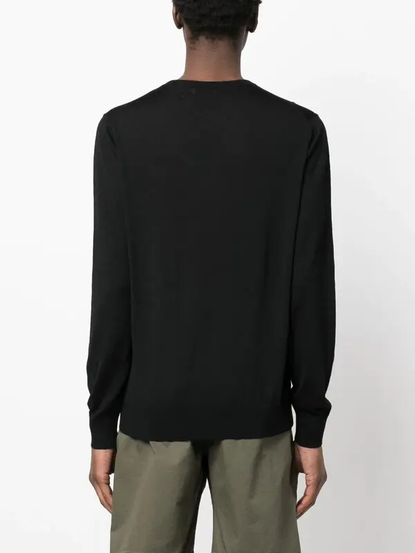 BALLANTYNE Fine-knit Wool Crew-neck Jumper