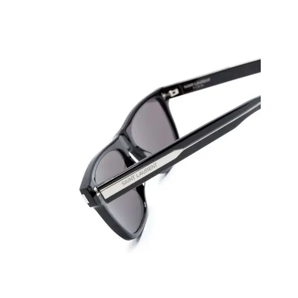 Saint Laurent Square Frame Sunglasses - Gray
